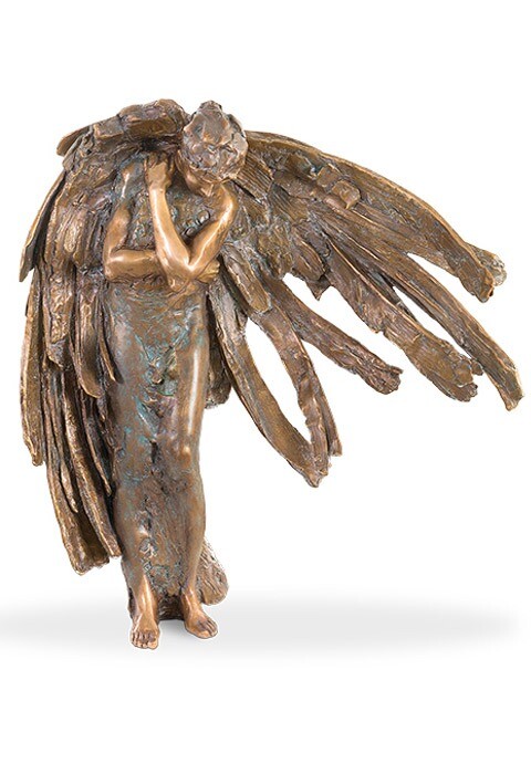 Bronze mourning angel sculpture: a lasting mark of grief | legendURN UK